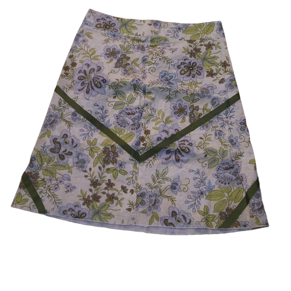 Doki Geki | Skirts | Doki Geki Midi Skirt 32 Flotal Green Dimensions ...